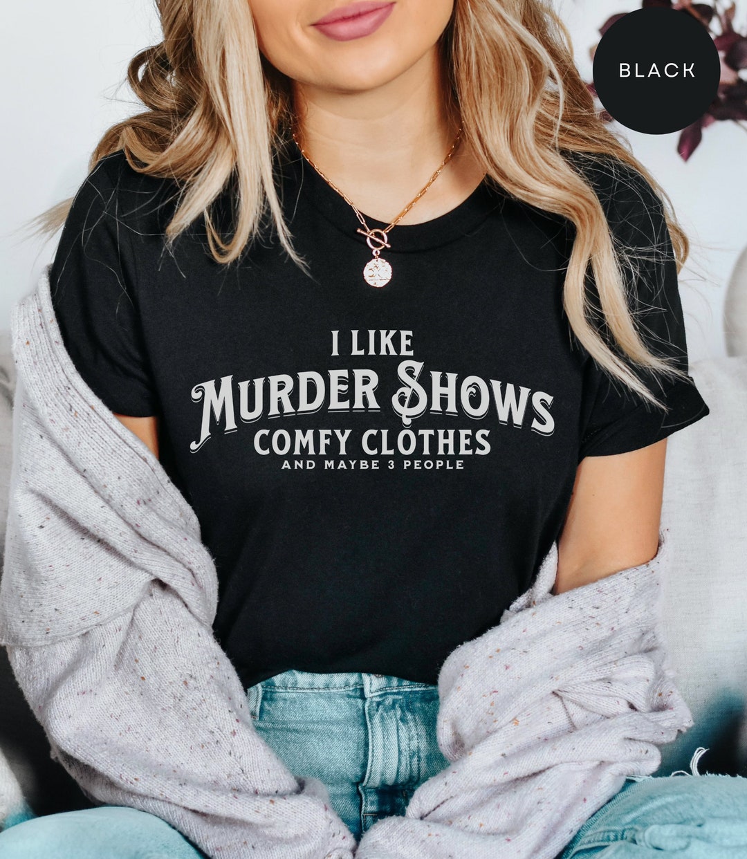 True Crime Sweatshirt, Criminal True Crime Junkie Shirt, Crime Show ...