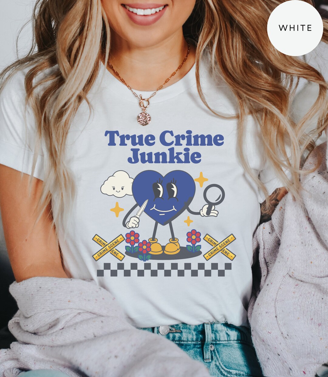 True Crime Sweatshirt, Criminal True Crime Junkie Shirt, Crime Show ...