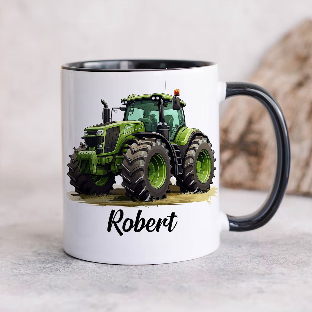 Personalized Tractor Mug Custom Name Farmer Coffee Mug - Etsy UK