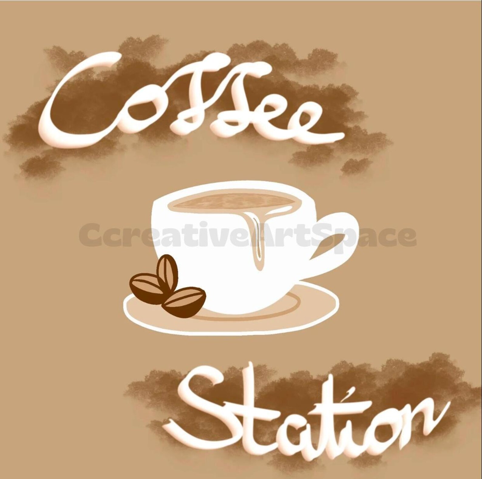 Digital Download Coffee Art Printable Piece Wall Decor Picture, Coffee ...