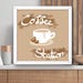 Digital Download Coffee Art Printable Piece Wall Decor Picture, Coffee ...