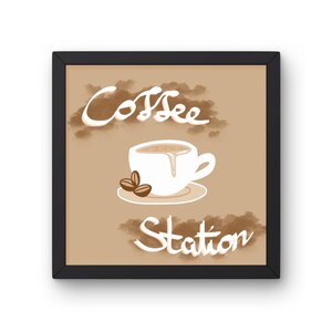 Digital Download Coffee Art Printable Piece Wall Decor Picture, Coffee ...