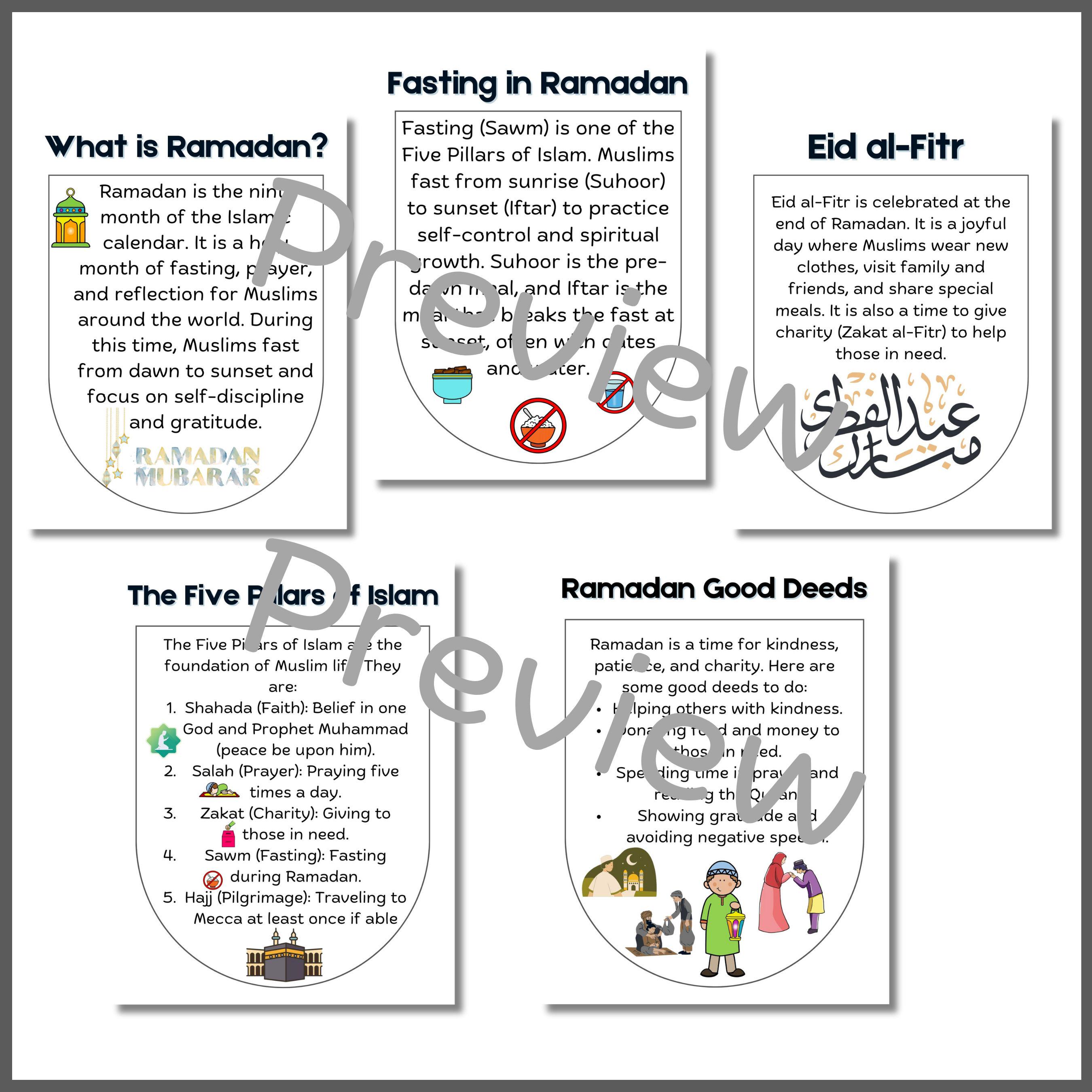 Ramadan Eid Mubarak Decor Banners Bulletin Board | Ramadan Islamic ...