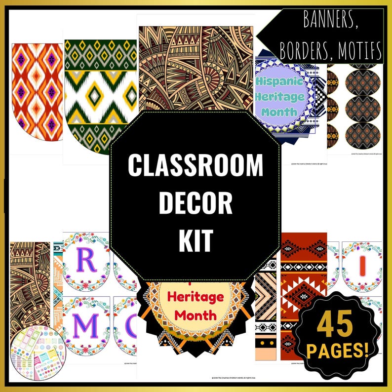 Spanish Speaking Countries Classroom Decor Hispanic Heritage Month ...