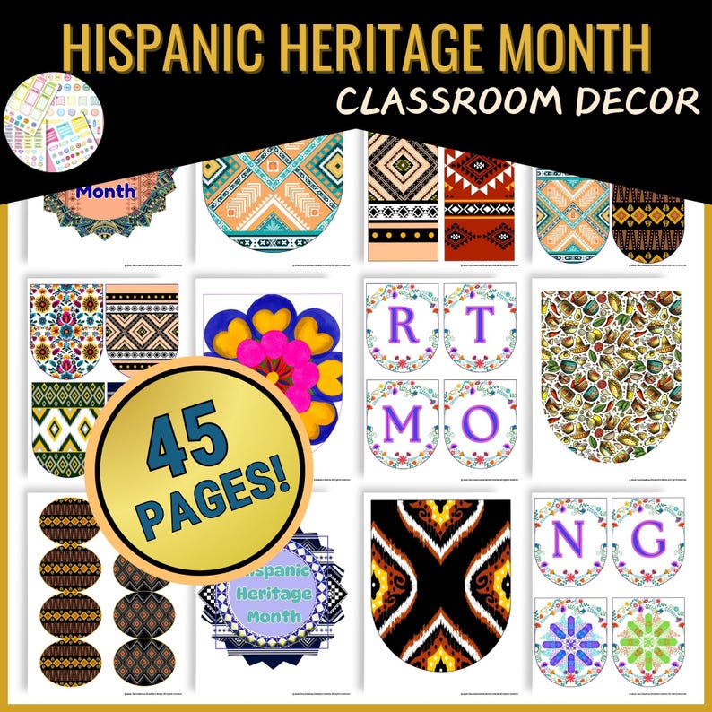 Spanish Speaking Countries Classroom Decor Hispanic Heritage Month ...