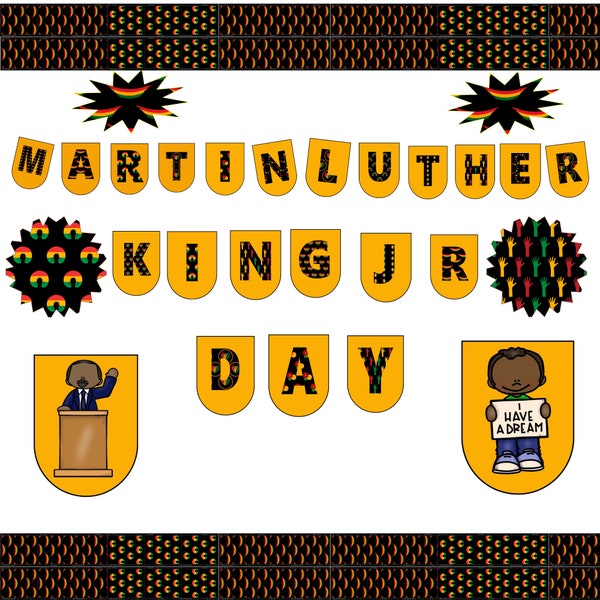 Martin Luther King Day Bulletin Board - Etsy