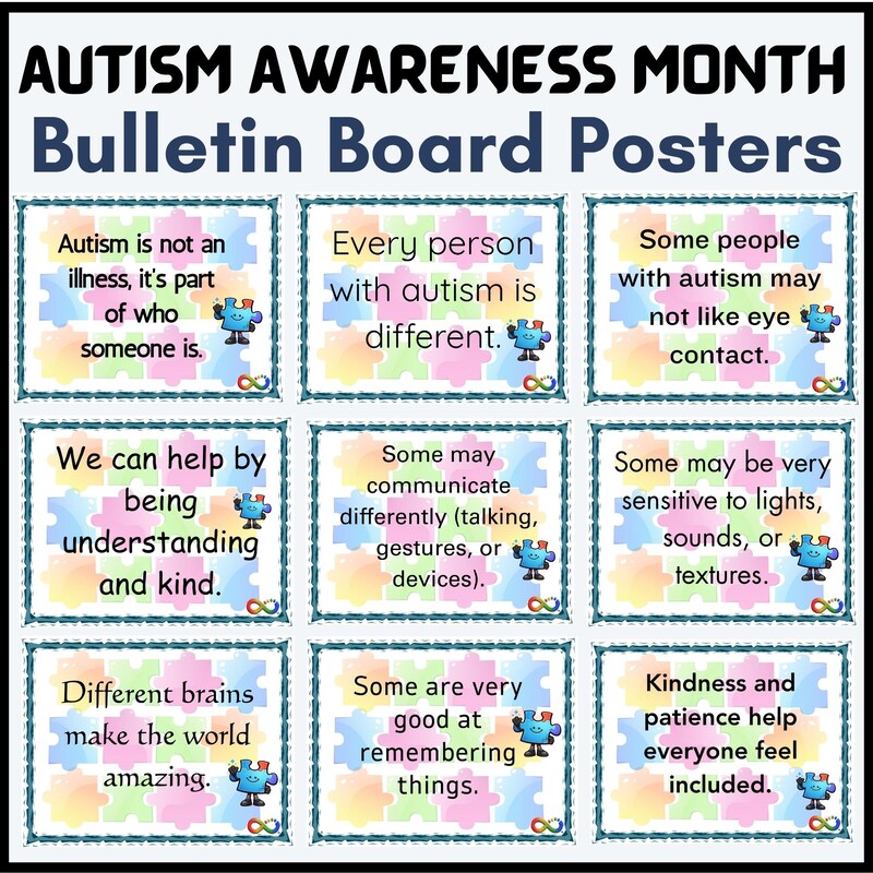 Autism Awareness Poster - Etsy