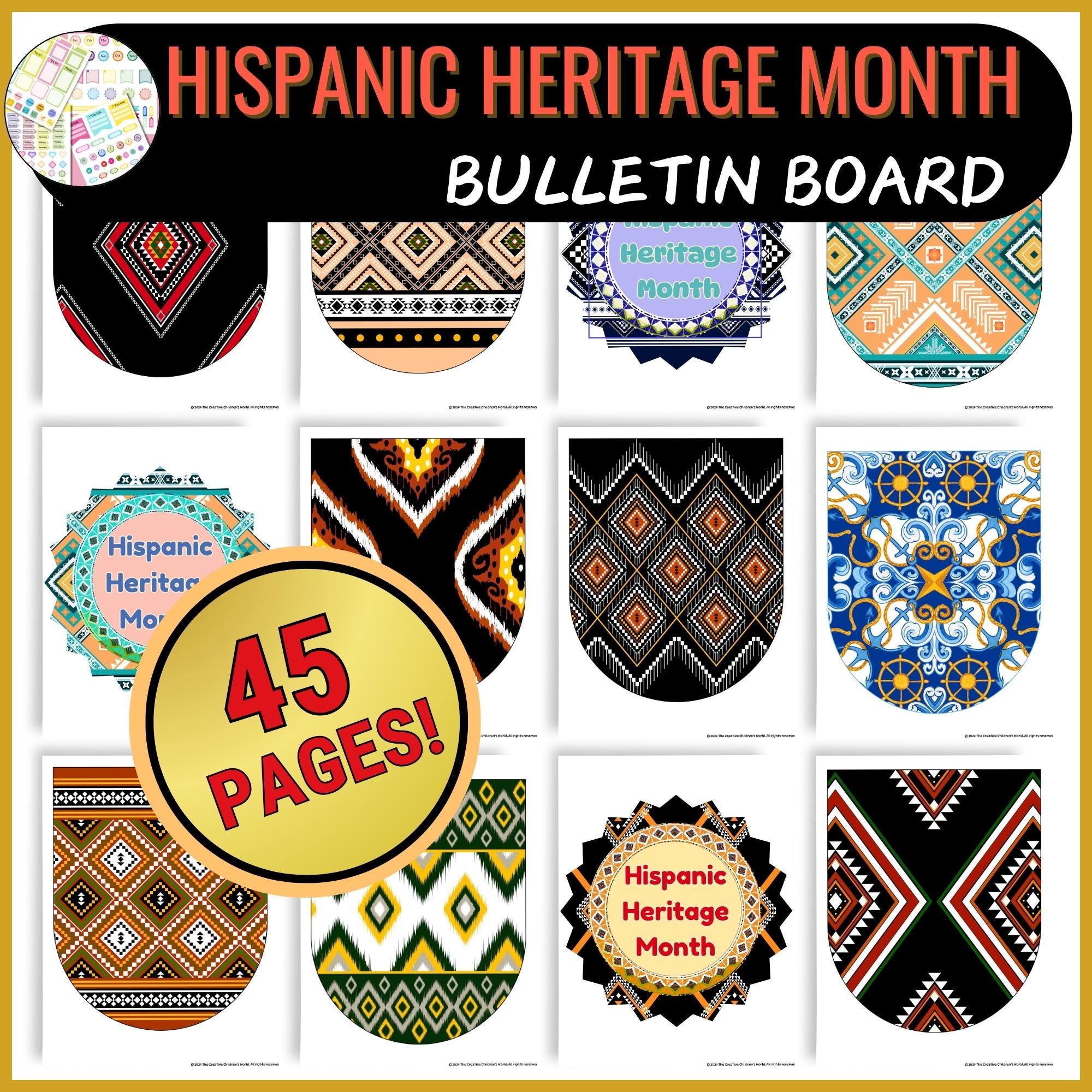 Spanish Speaking Countries Classroom Decor Hispanic Heritage Month ...