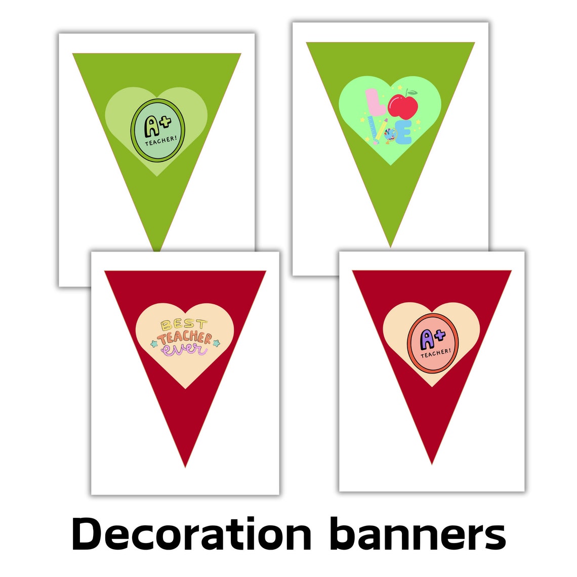 Teacher Appreciation Day Week Bulletin Board Thank You Teachers Banners ...