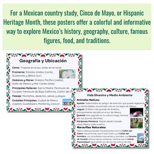 Mexico Country Study "in Spanish" Classroom Bulletin Board Cinco De ...