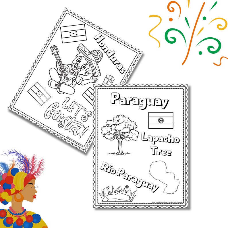 Hispanic Heritage Month Coloring Pages Book National Hispanic Heritage ...