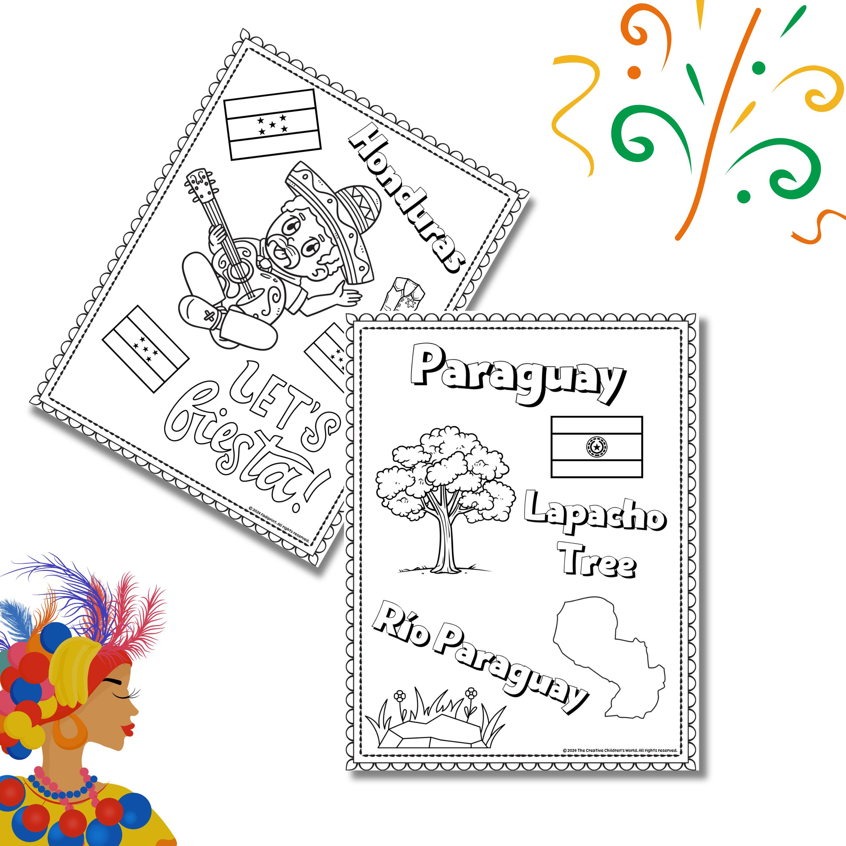 Hispanic Heritage Month Coloring Pages Book National Hispanic Heritage ...