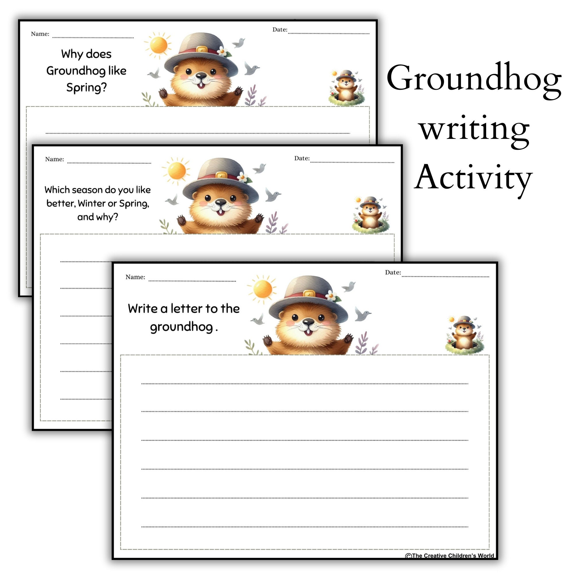 100 Days of School Worksheets Activity Craft and Writing Pages ...