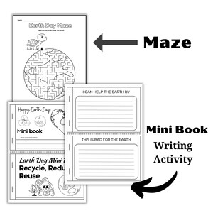 Earth Day Activities Book Printable Instant Download Earth Day ...