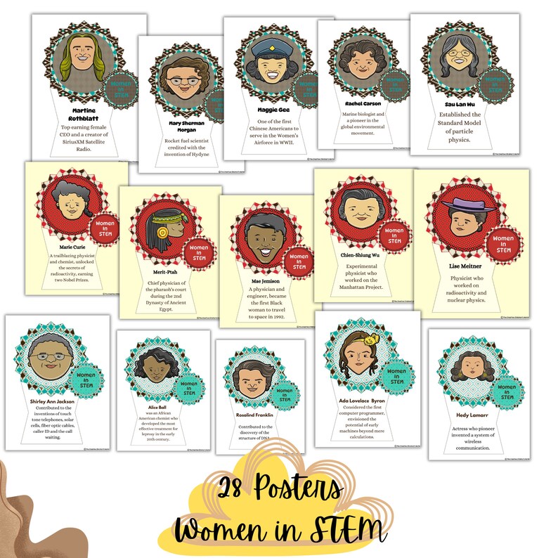 Women's History Month Bulletin Board | Famous Women's in Science STEM ...