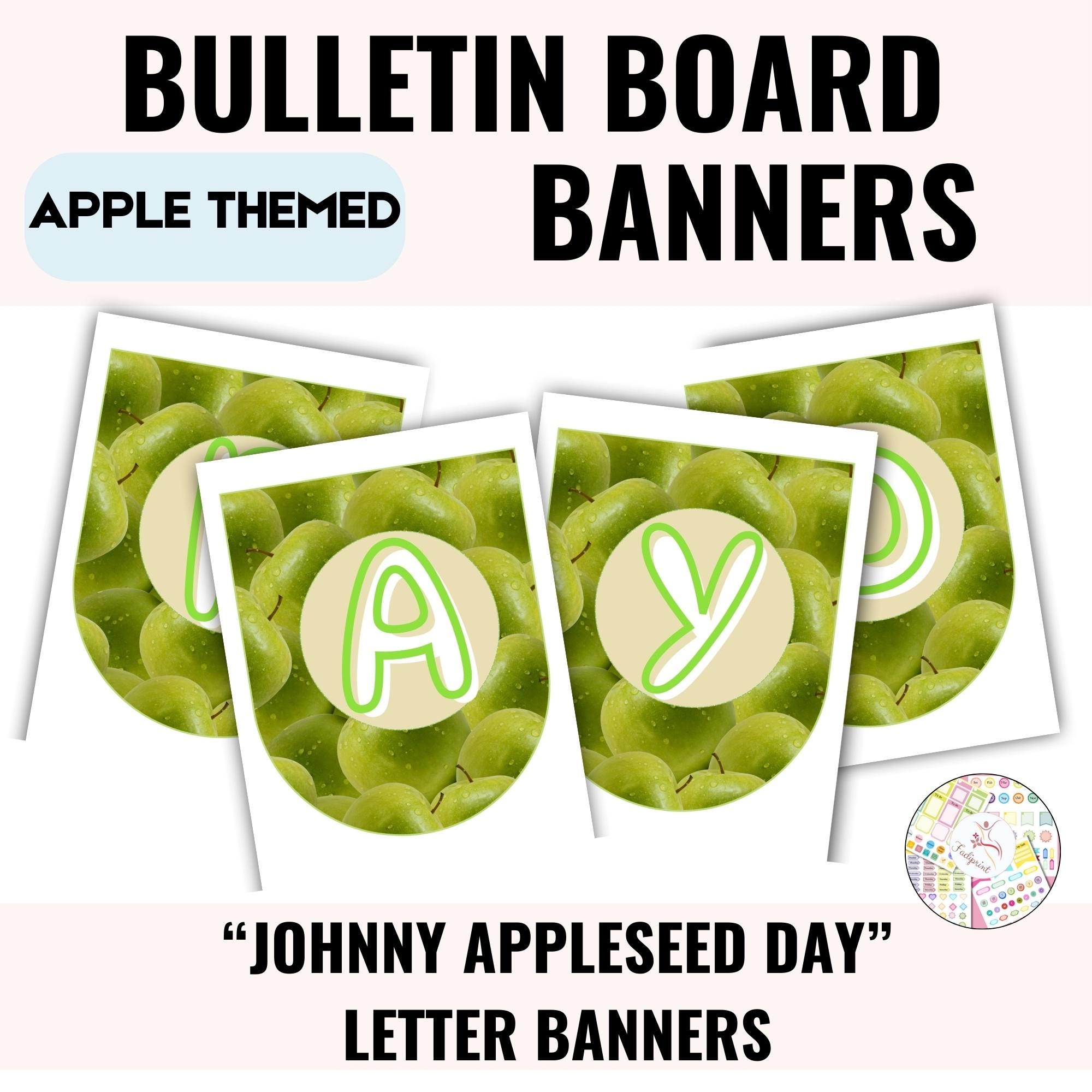 Johnny Appleseed Bulletin Board Food Pie Recipe Autumn Apple Cider ...