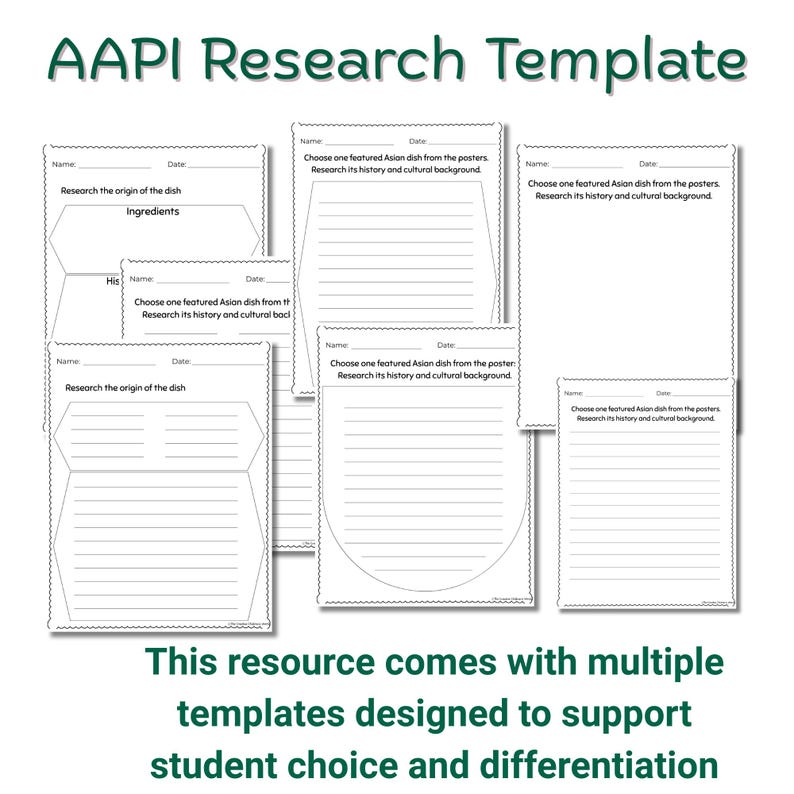 Asian and Pacific Islander History Month Posters Bulletin Board ...