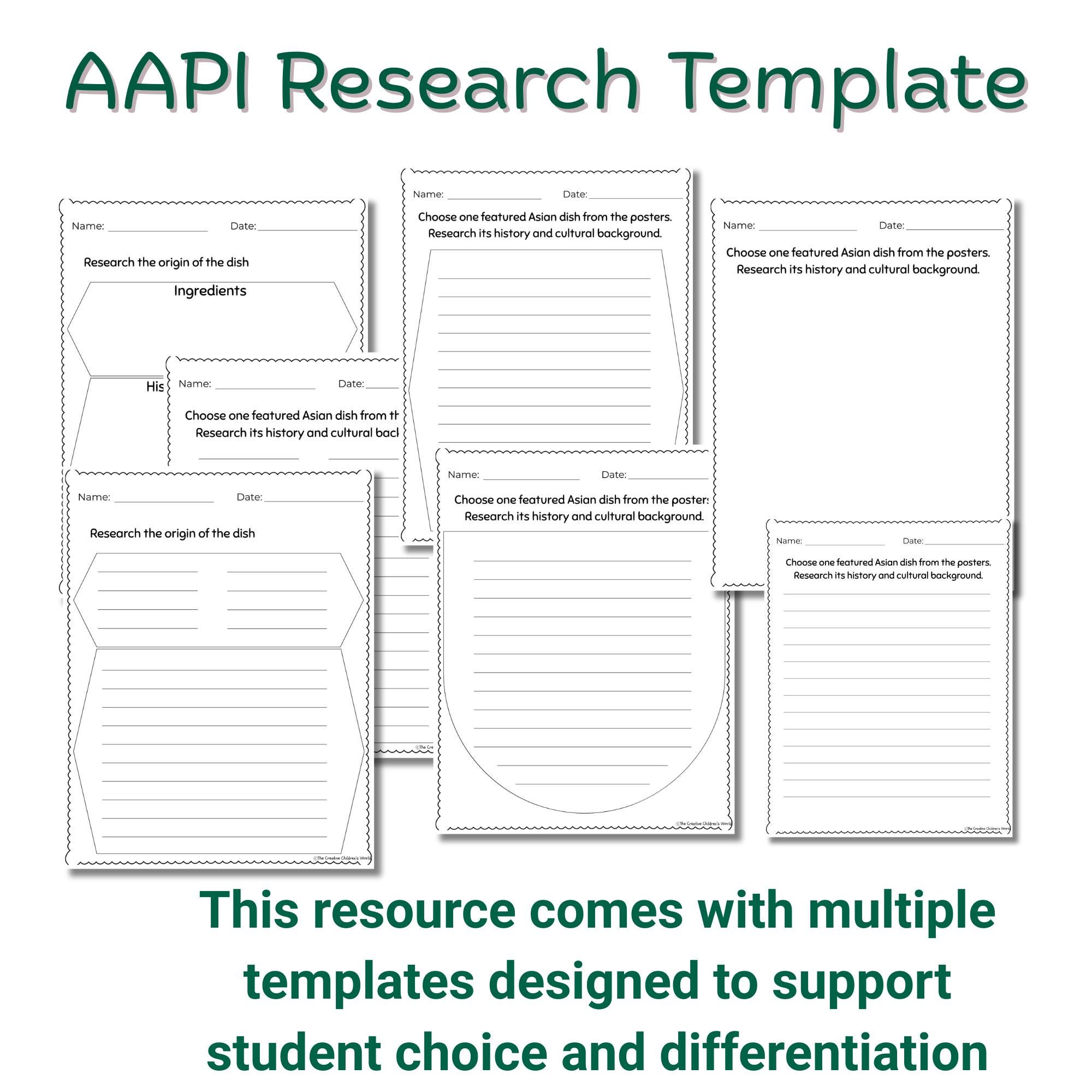 Asian and Pacific Islander History Month Posters Bulletin Board ...