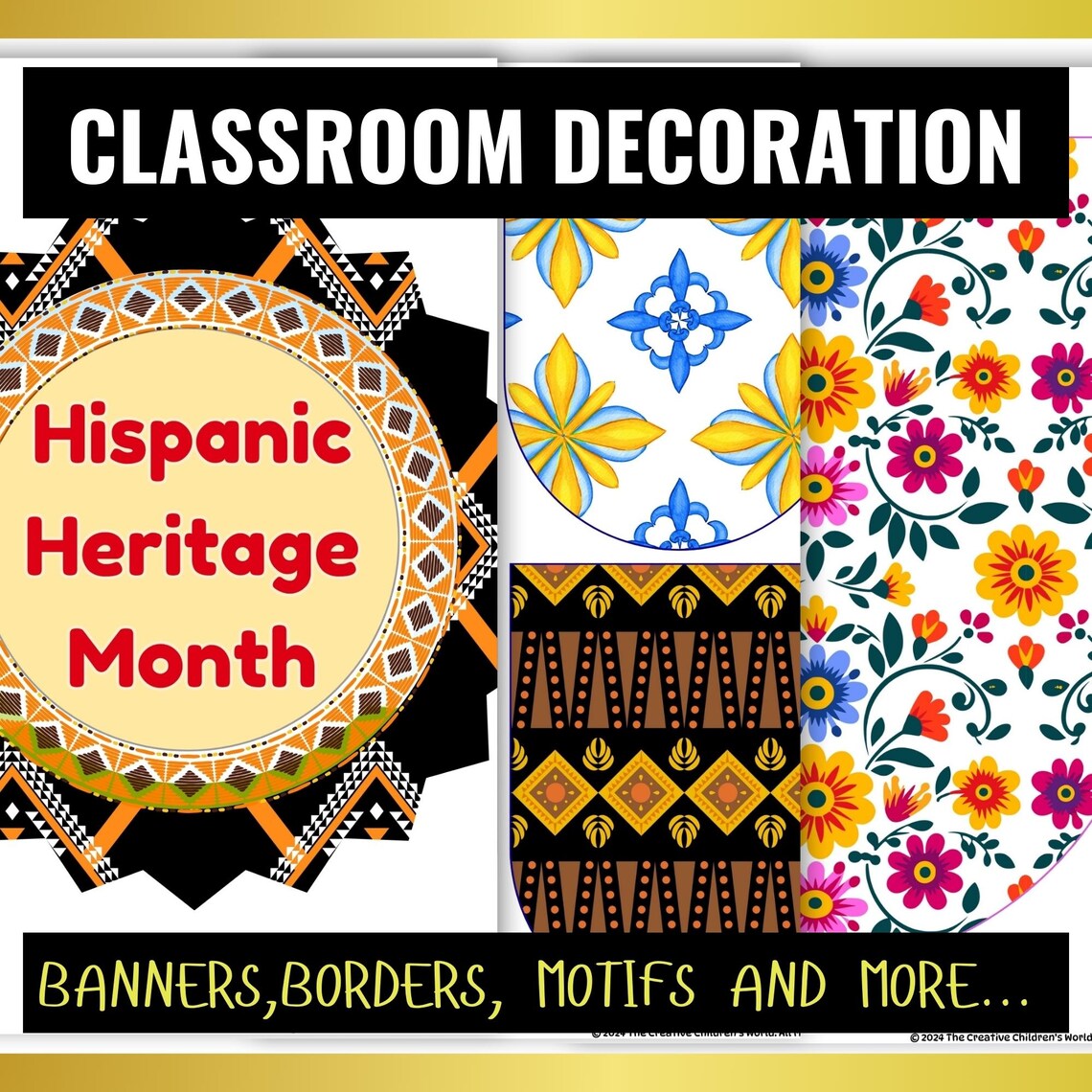 Spanish Speaking Countries Classroom Decor Hispanic Heritage Month ...