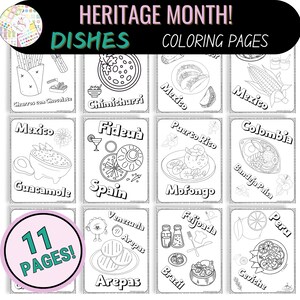 Hispanic Heritage Month Coloring Pages Book National Hispanic Heritage ...