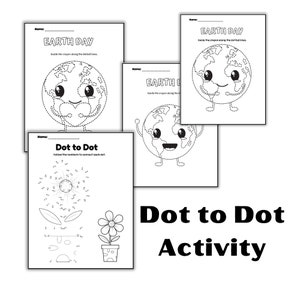 Earth Day Activities Book Printable Instant Download Earth Day ...