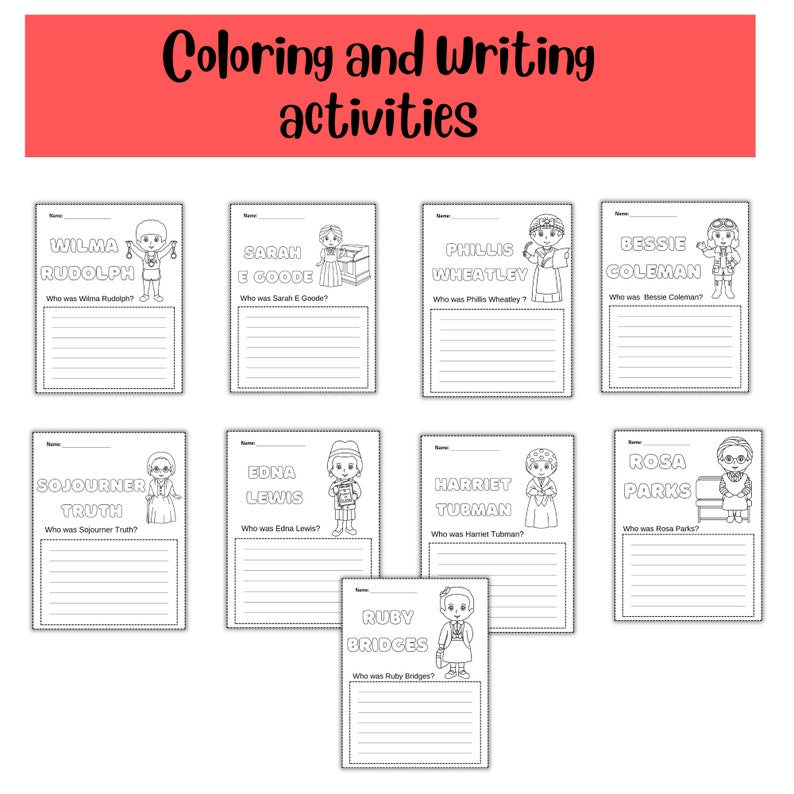 Women's History Month Bulletin Board |female Leaders Set of 9 ...