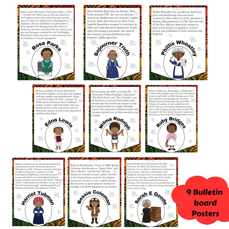 Women's History Month Bulletin Board, Female Leaders Printable (PDF ...