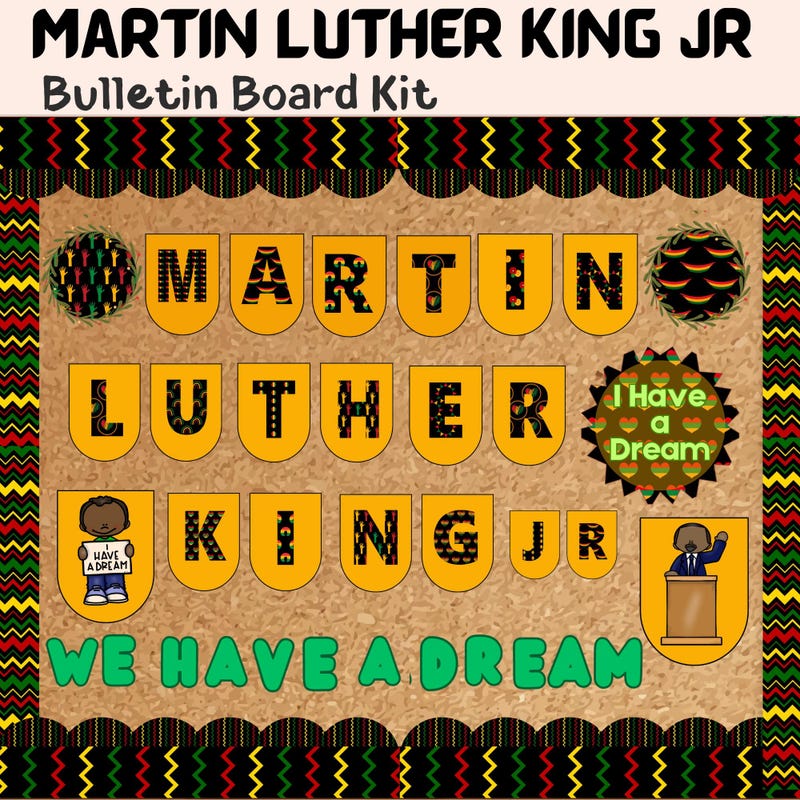 Martin Luther King Banner - Etsy
