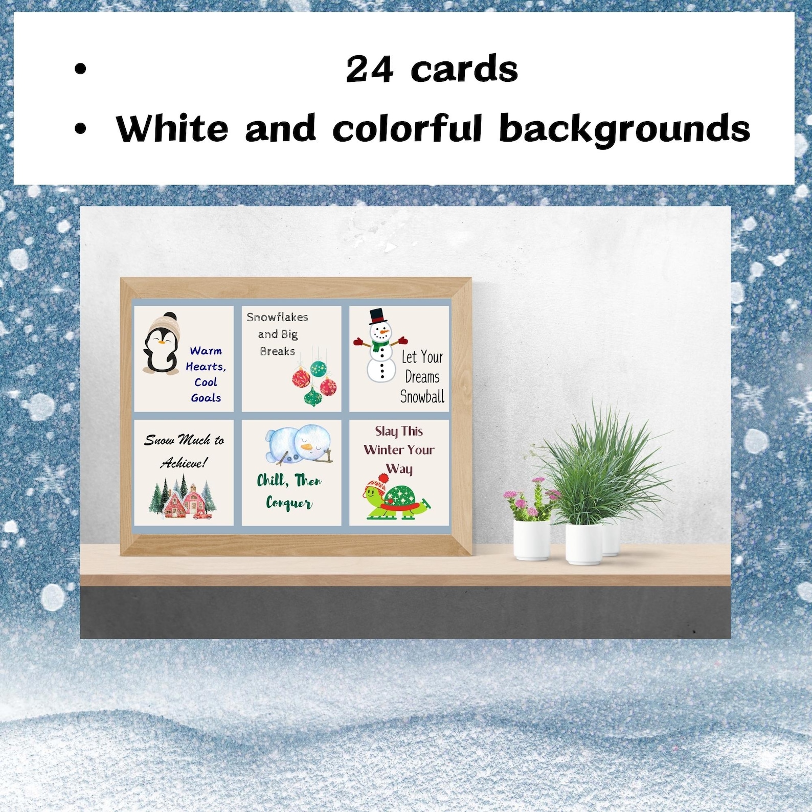 Winter Positive Affirmation Cards Posters Classroom Decor Therapy Tools ...