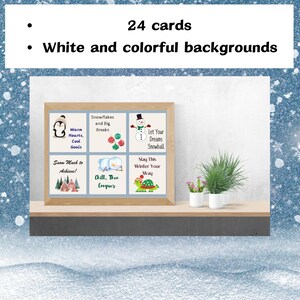 Winter Positive Affirmation Cards Posters Classroom Decor Therapy Tools ...