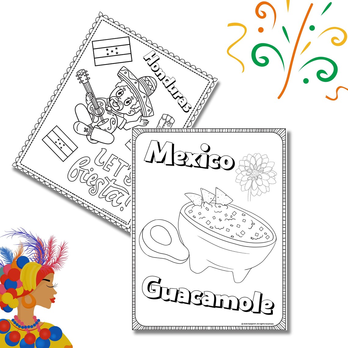 Hispanic Heritage Month Coloring Pages Book National Hispanic Heritage ...