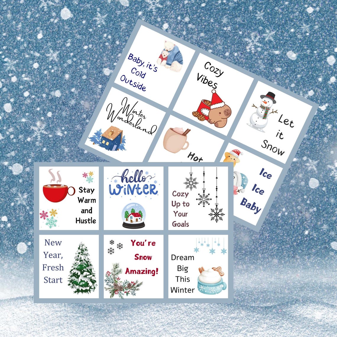 Winter Positive Affirmation Cards Posters Classroom Decor Therapy Tools ...