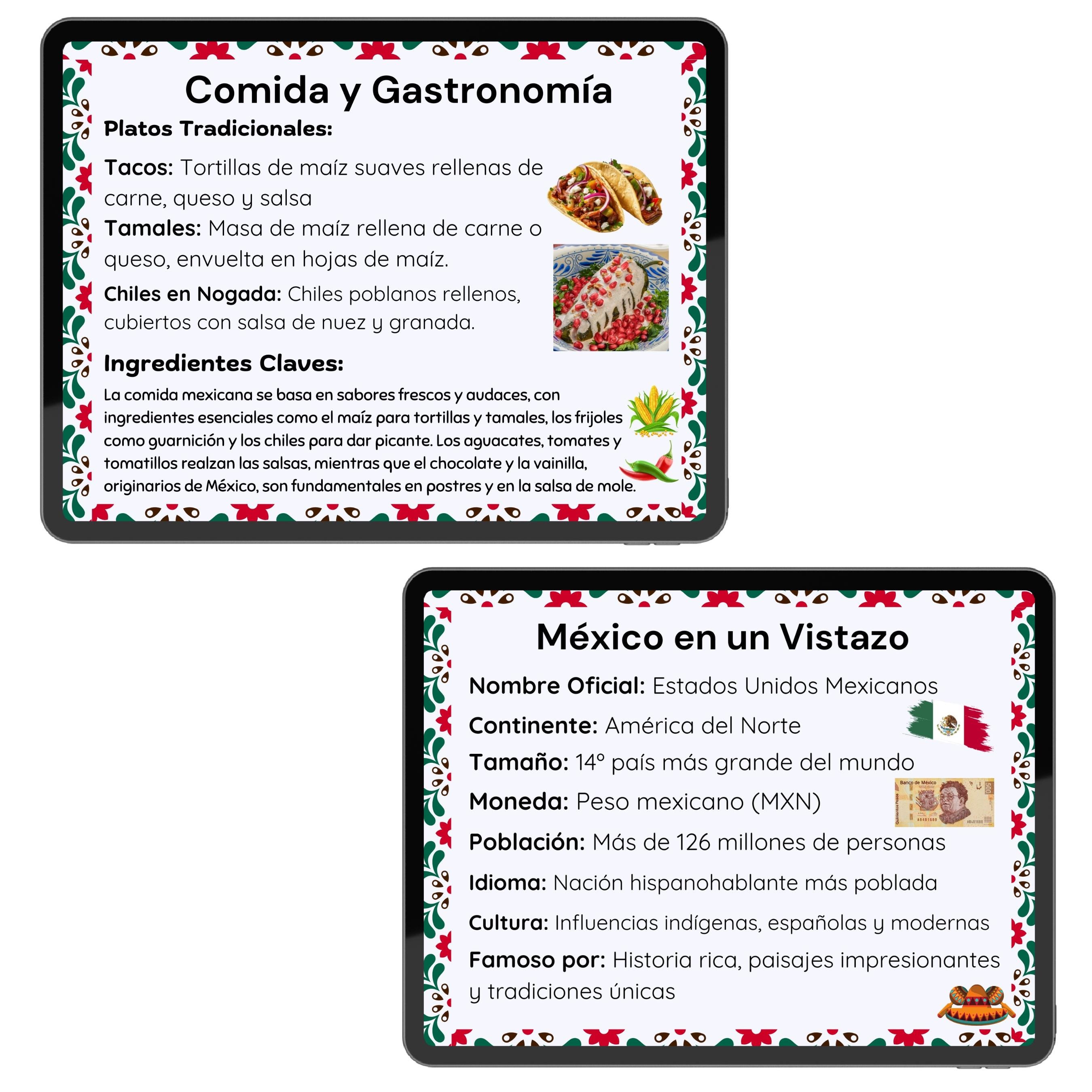 Mexico Country Study "in Spanish" Classroom Bulletin Board Cinco De ...