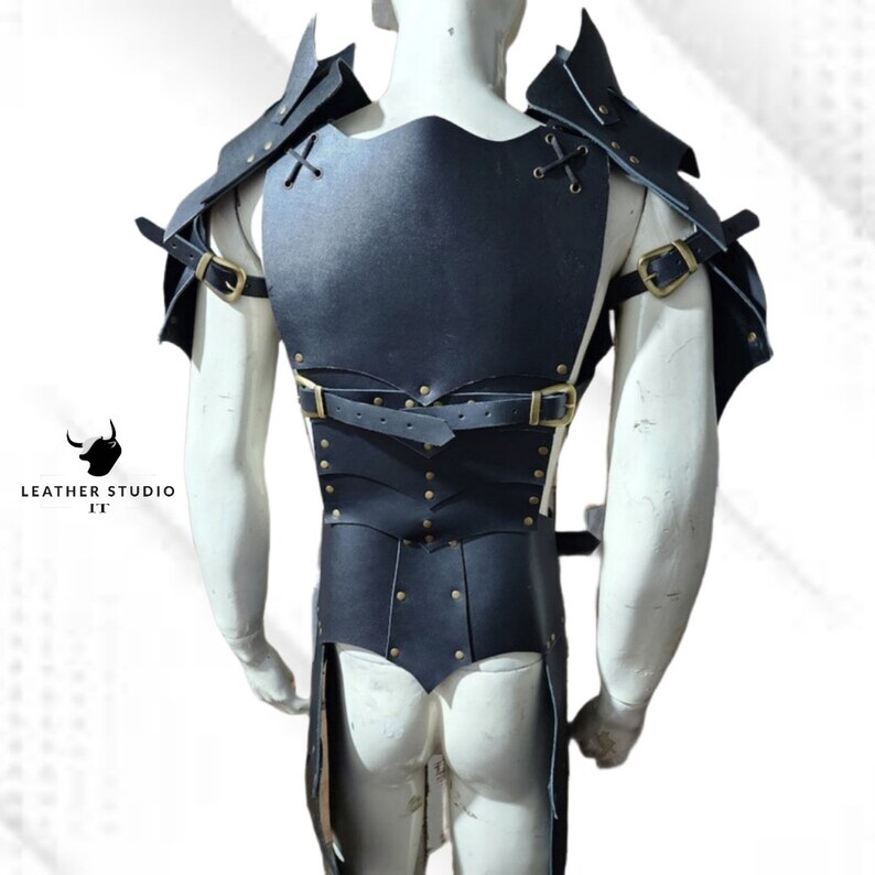 Real Leather Armour LARP Leather Armour Costume for Men Leather ...
