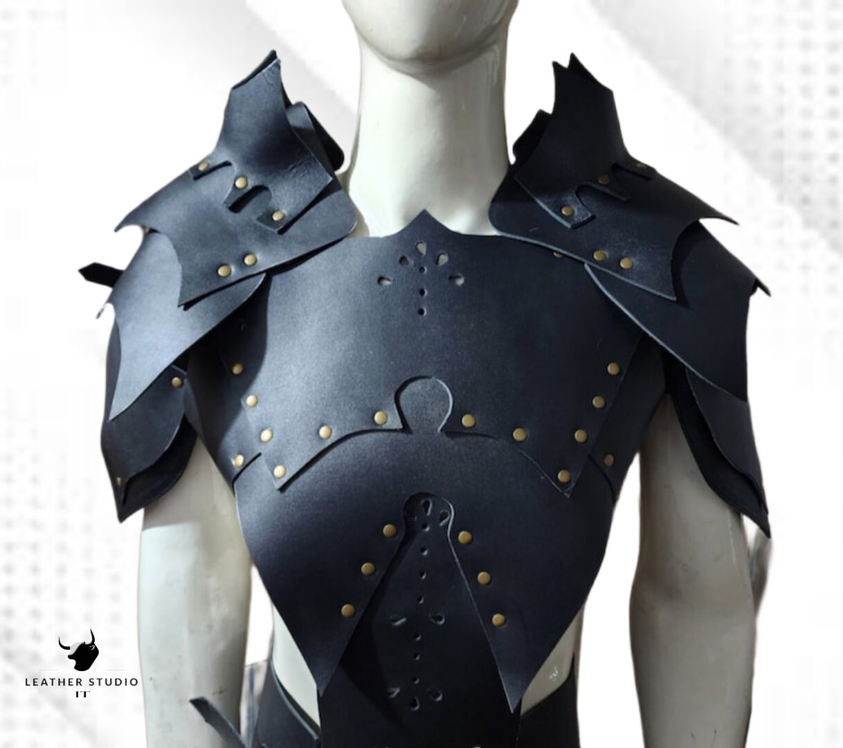 Real Leather Armour LARP Leather Armour Costume for Men Leather ...