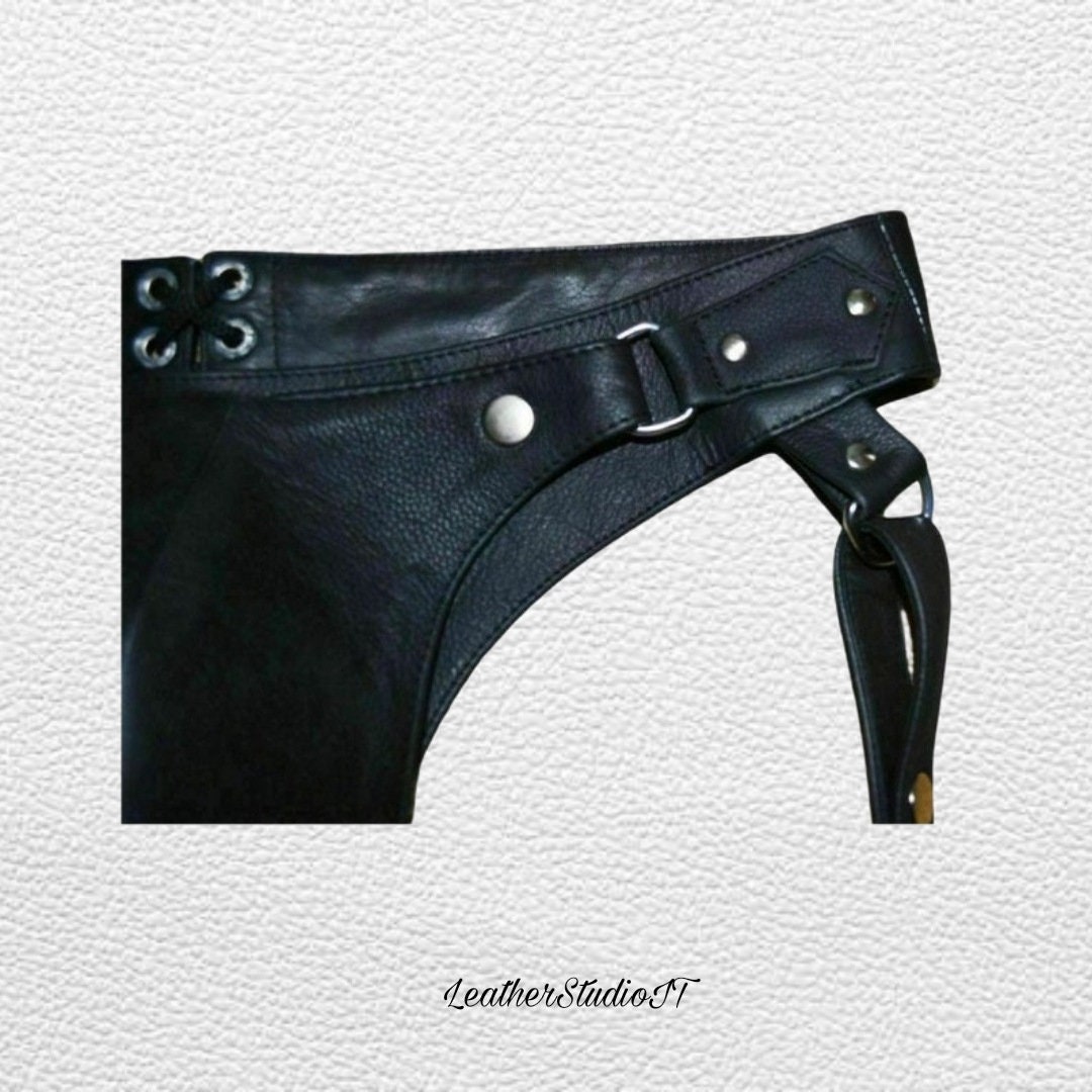 Leather Jock Strap Gay Leather Thong Slip String Lederhosen Jockstrap ...