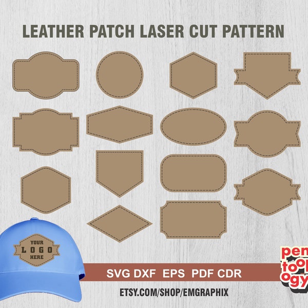 Leather Patch Svg Xtool - Etsy