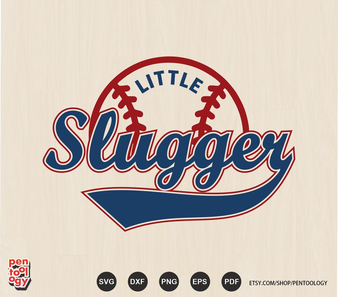 Little Slugger Birthday SVG - Cake Smash Outfit, Slugger Birthday Shirt ...