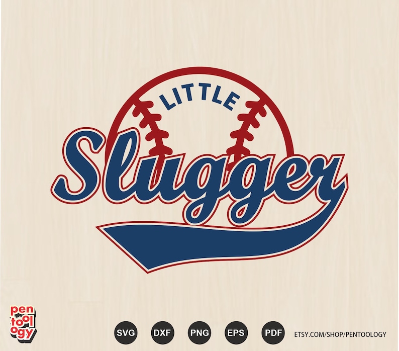 Little Slugger Birthday SVG: Baseball Cut File (digital Download) - Etsy