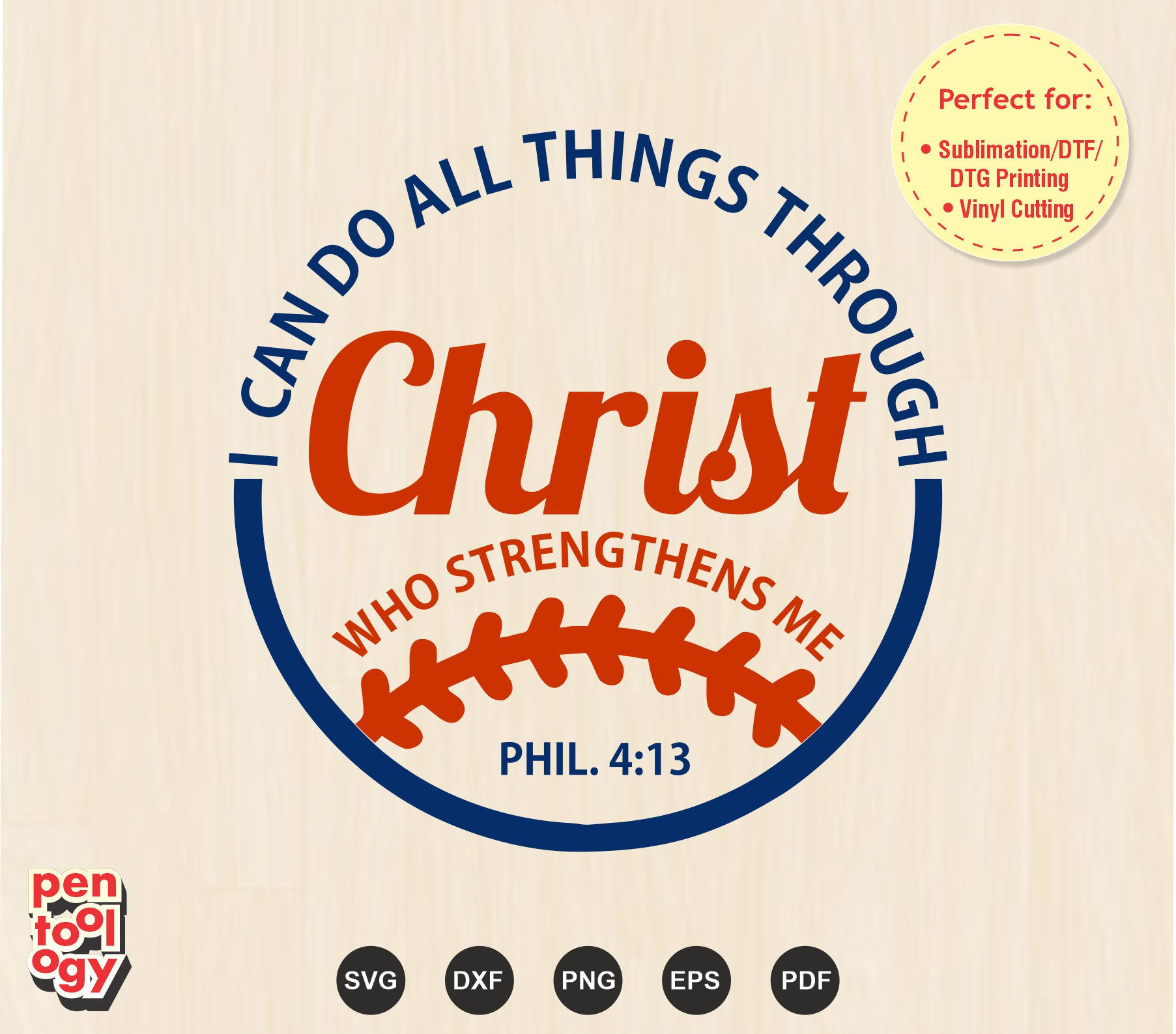 I Can Do All Things Through Christ SVG | Motivational Bible Verse ...