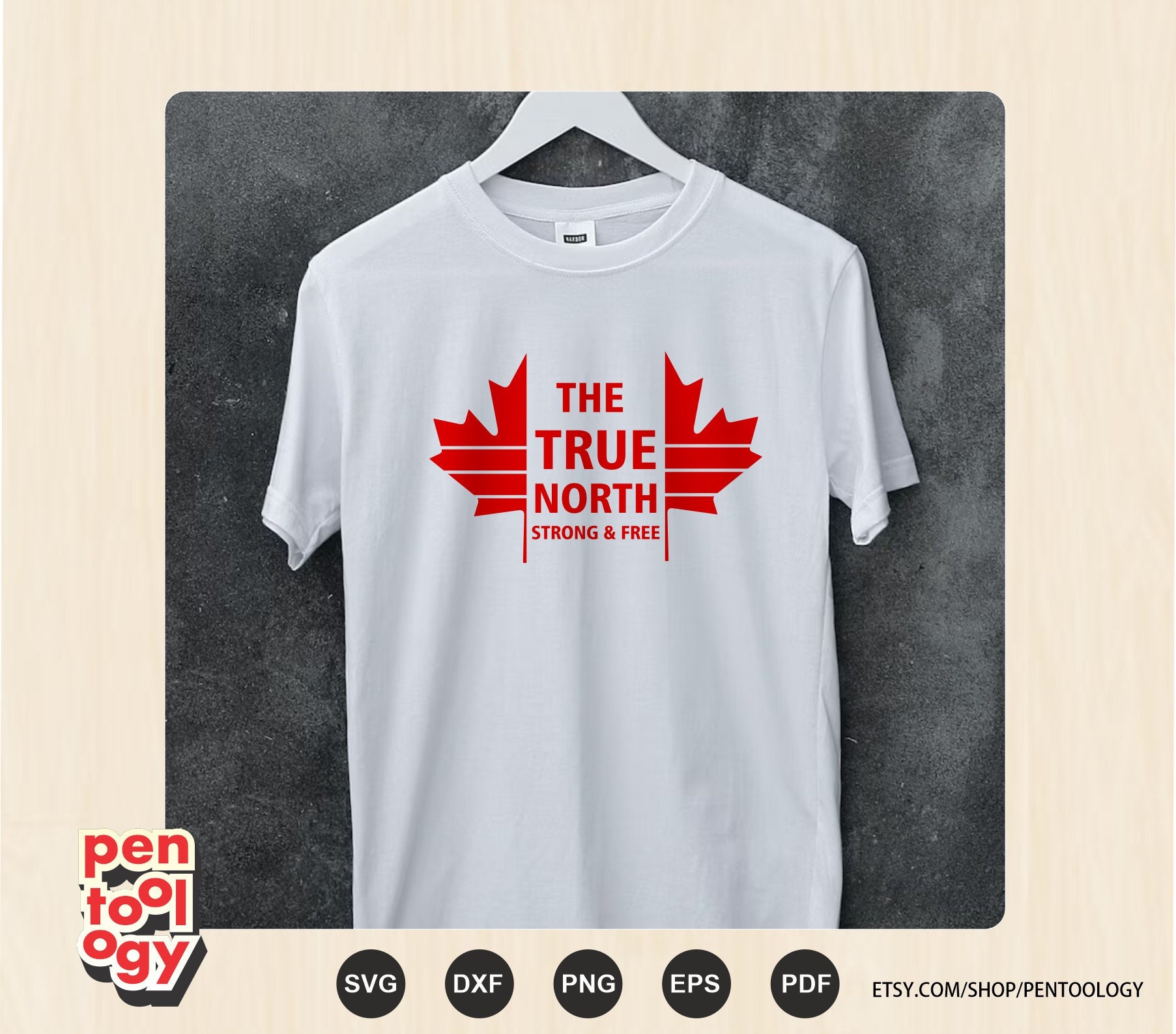 True North SVG, True North Strong and Free SVG, Canada Day Shirt, Hat ...