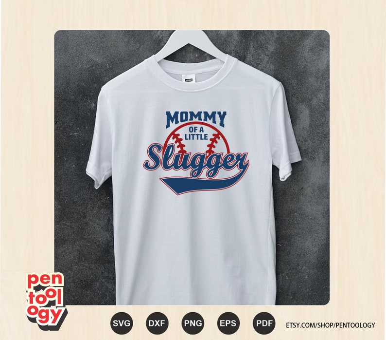 Baseball Family Shirts SVG - Little Slugger, Daddy and Mommy of a ...
