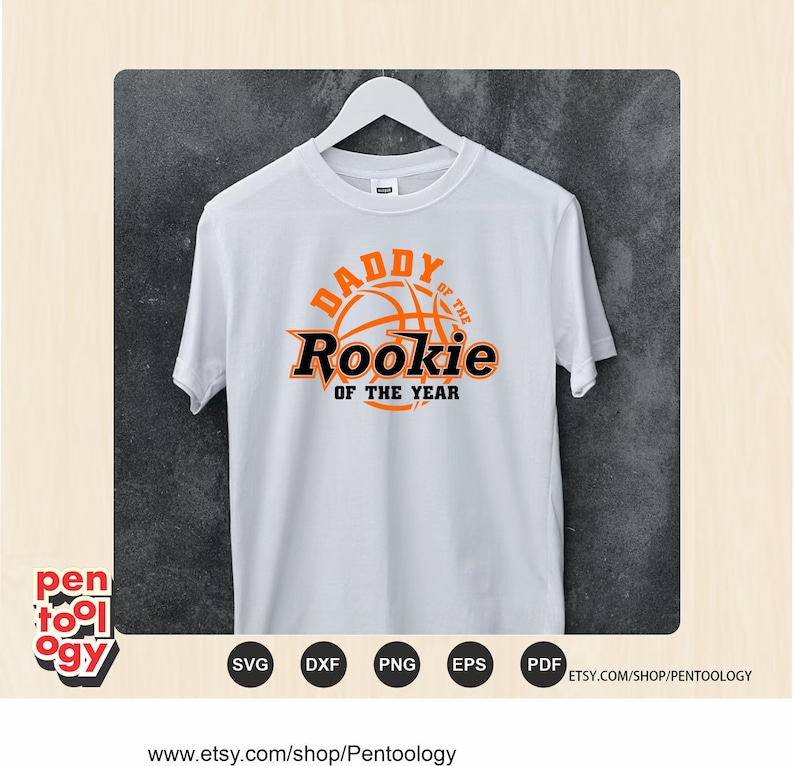 Rookie of the Year Svg | Basketball Family Matching Shirts SVG - Mommy ...