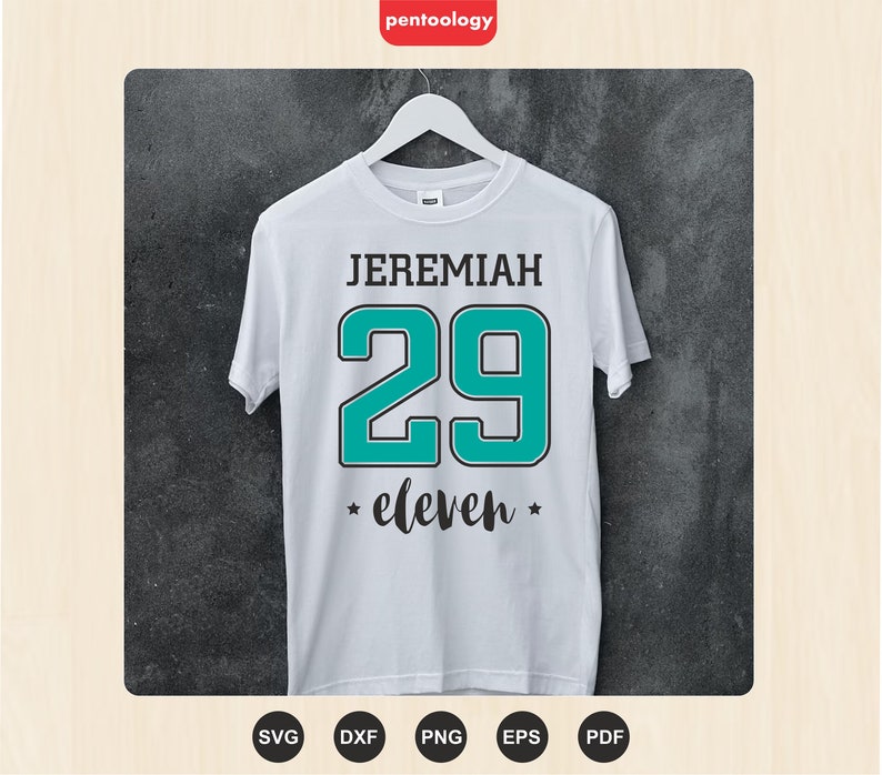 Jeremiah 29 11 Instant Download SVG Png Dxf Design | Encouraging ...