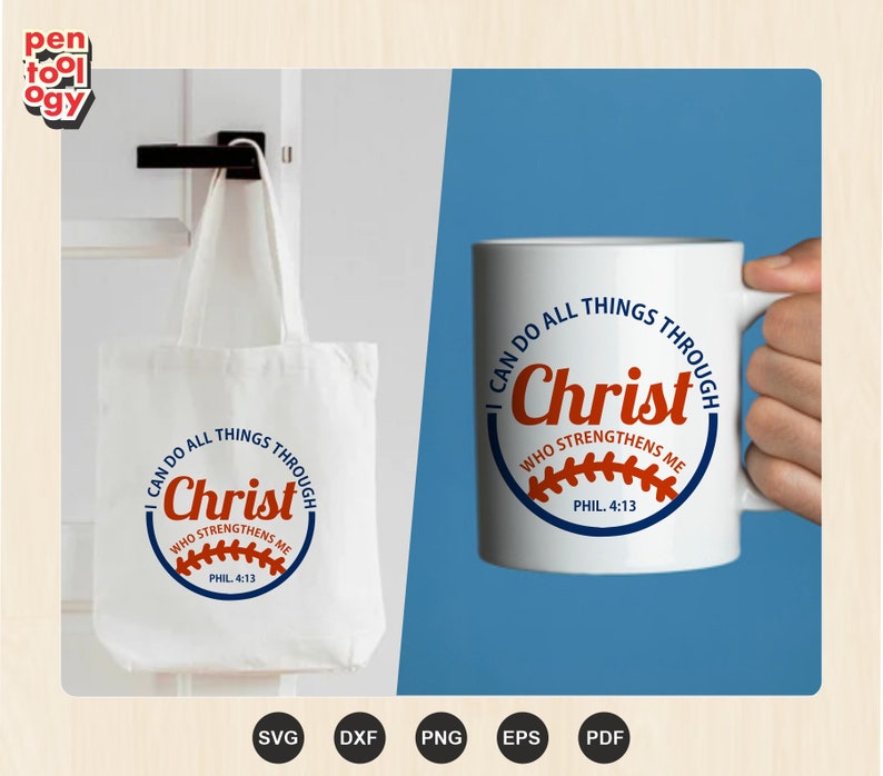 I Can Do All Things Through Christ SVG Motivational Bible Verse ...