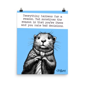 Bad Decisions - Steve Print - Etsy
