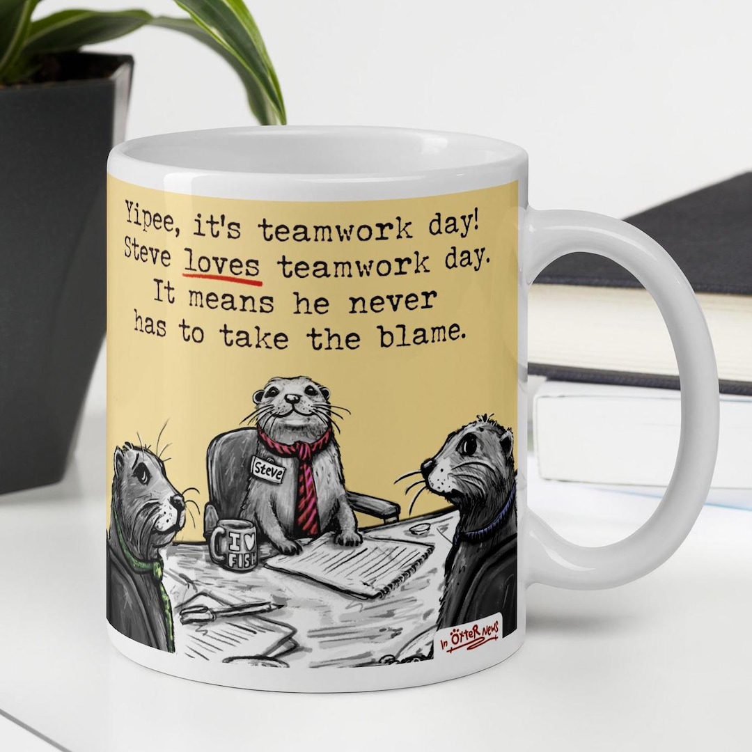 Teamwork - Steve Mug - Etsy