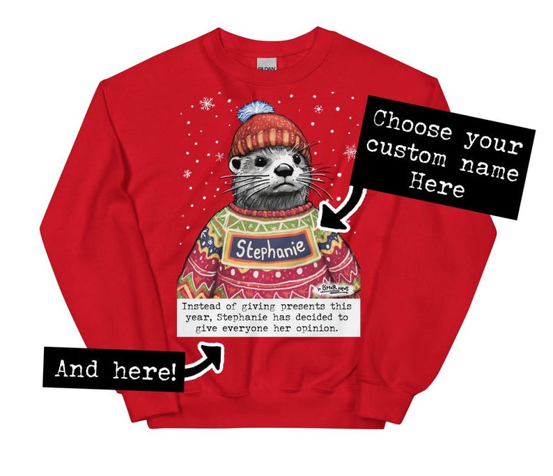 Opinions - Custom Christmas Jumper - Etsy