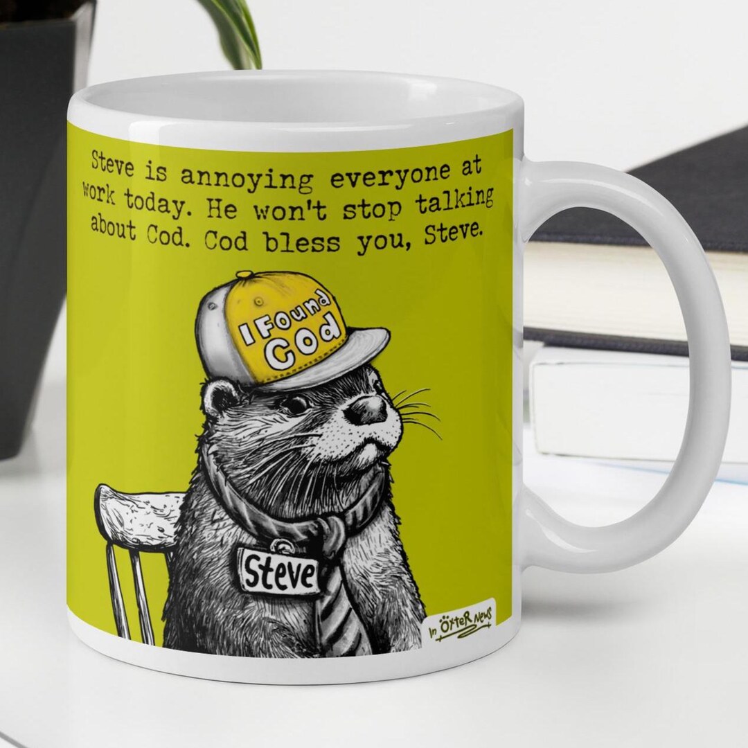 Finding Cod - Steve Mug - Etsy