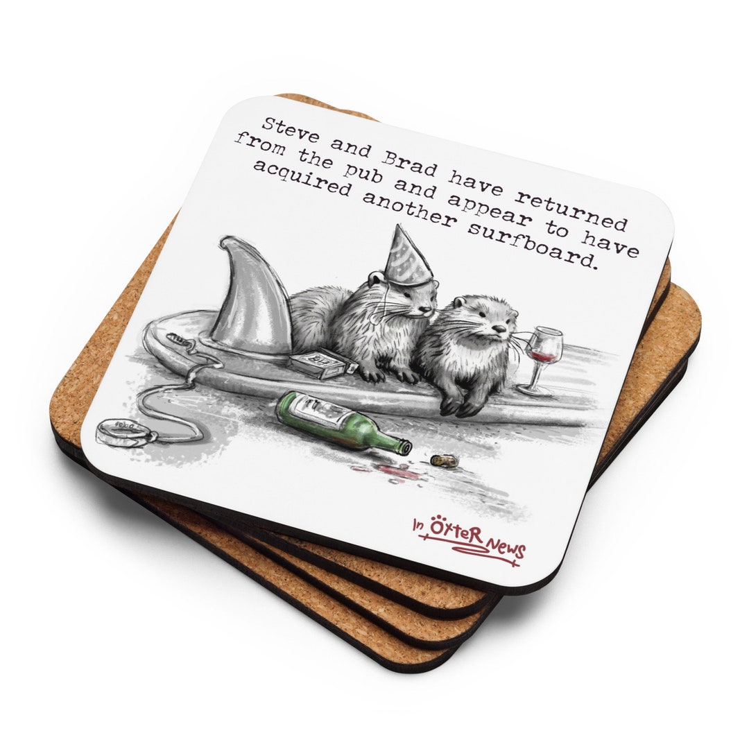 Surfboard Theft Coaster - Etsy